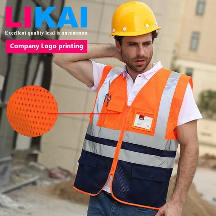 Custom-Hi-Vis-Vest-Construction-Safety-Vest-Road-Safety-Vest-Mesh ...