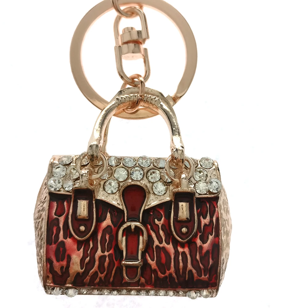 Showtrue Zinc alloy Novelty Bag Key Chain Gifts Women Keychain Key Ring ...