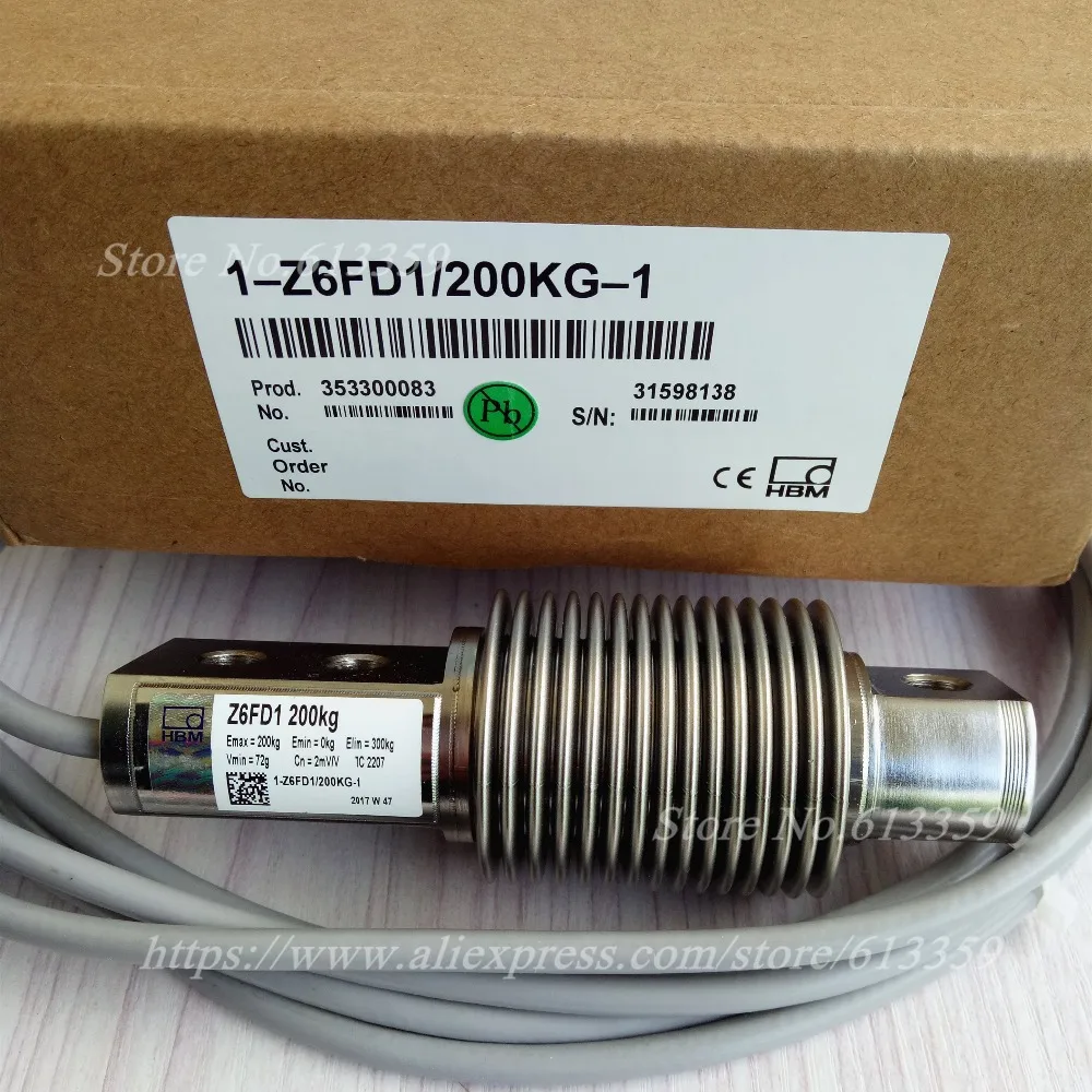 Hbm z6fd1/200kg células de carga que pesam sensores novo & original|200kg load cell|load ...
