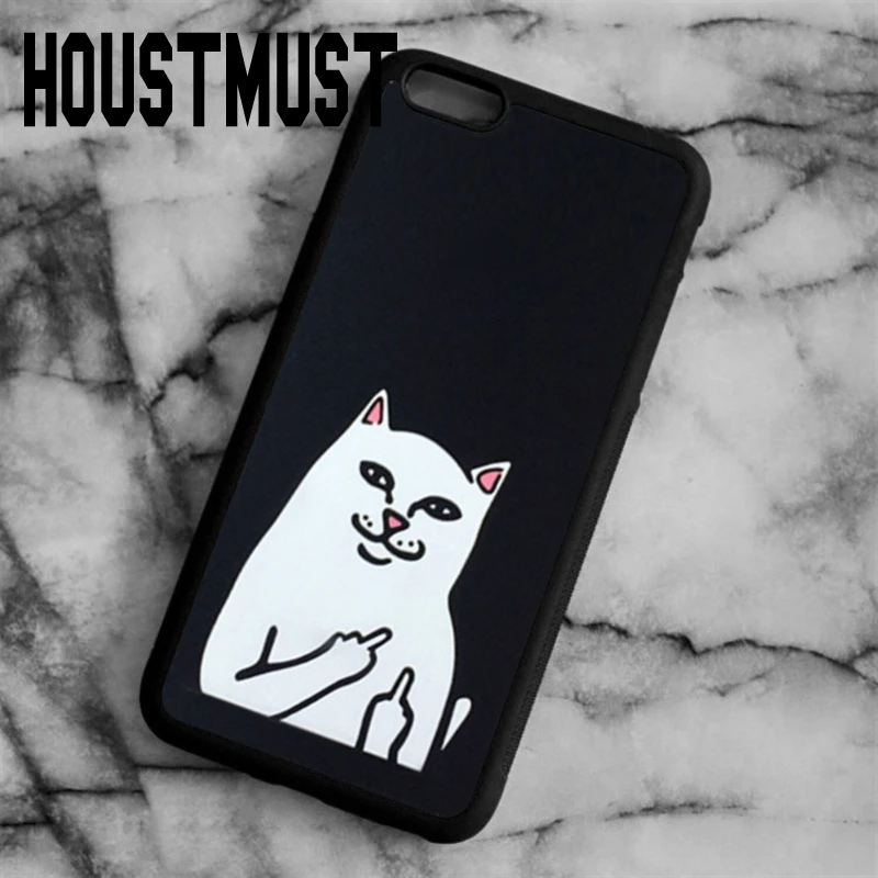 HOUSTMUST Funny Weird Middle Finger Case cover For iPhone 5 5S SE 6 6S ...