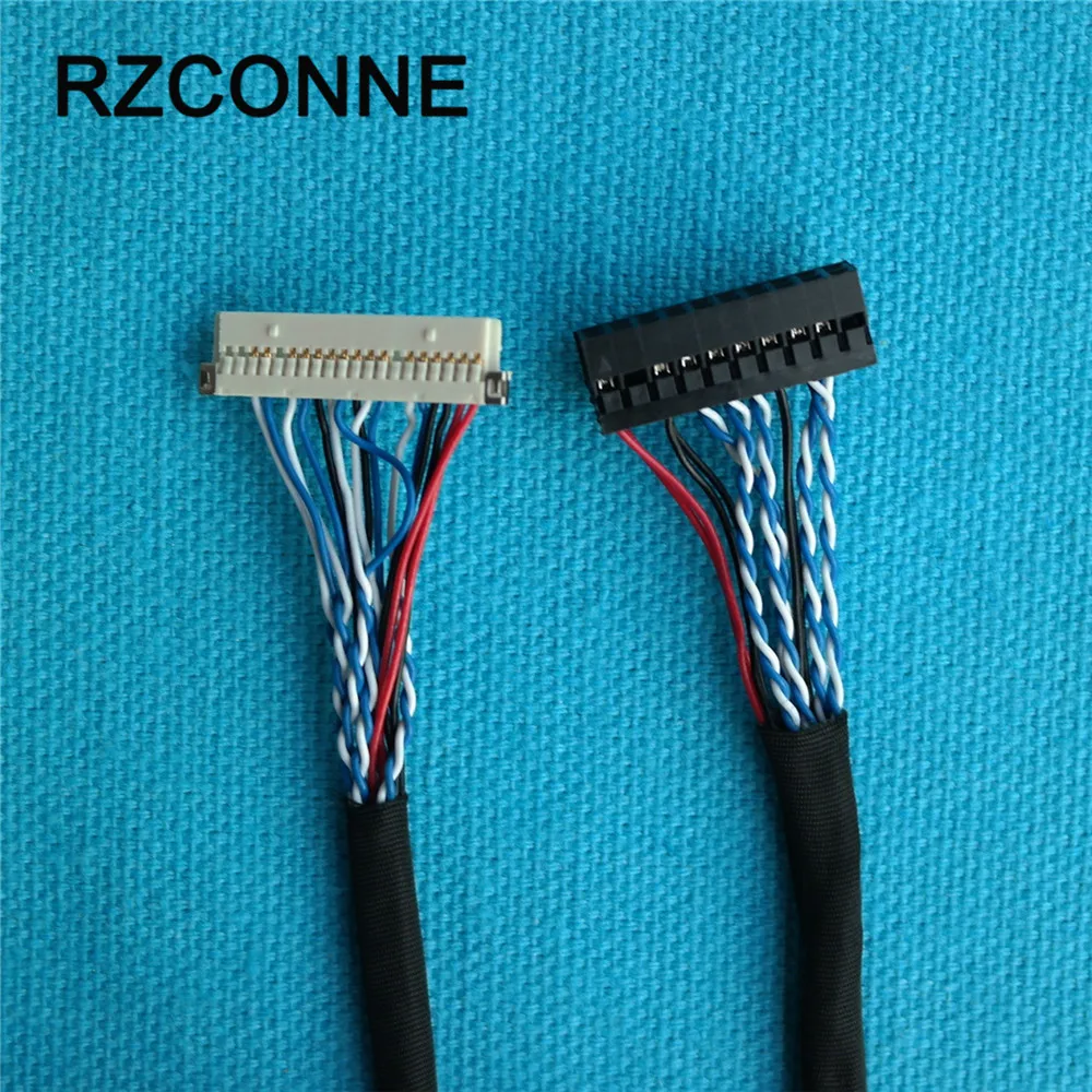 LVDS Cable DF19 20 D8 20pin single 1ch 8bit for 17inch 21inch LCD ...
