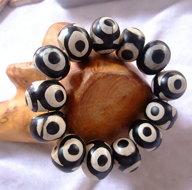 Authentic natural Tibet God beads three eye abacus bead string|string ...