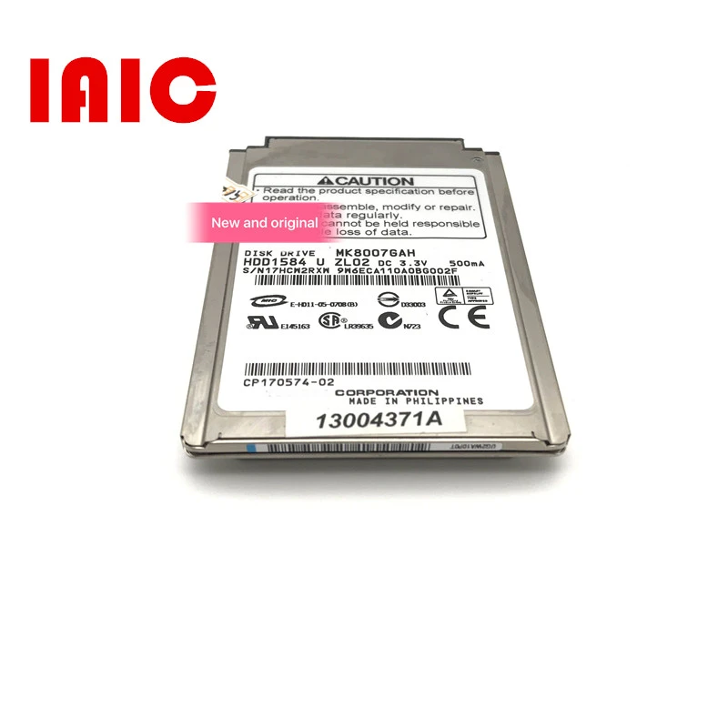 NEW 1.8" CF/PATA MK8007GAH 80GB 4200RPM Hard Drive replace MK6006GAH ...