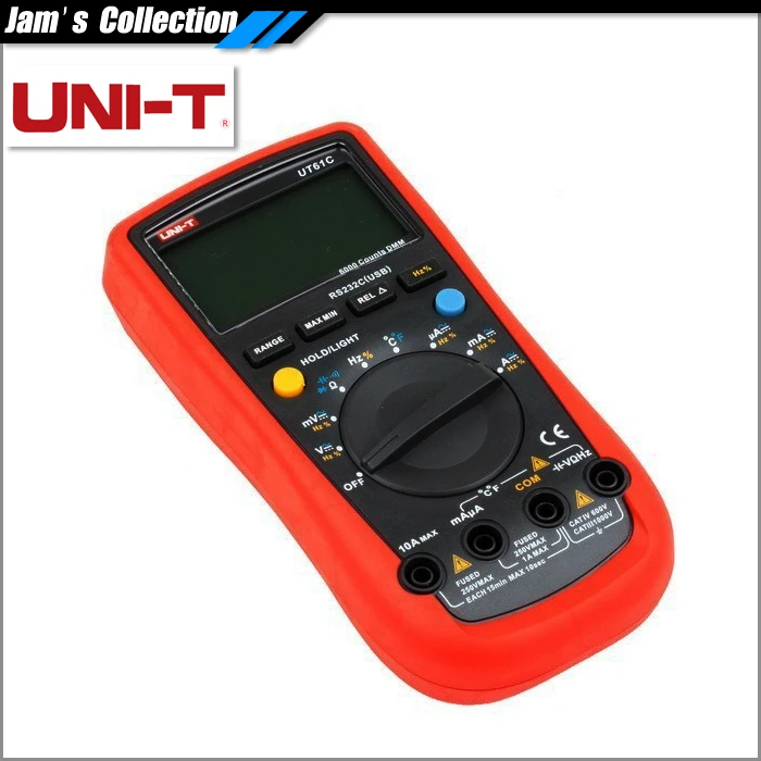 Купить UNI-t ut61c цифровой мультиметр rs232c usb ут 61 c температура ...