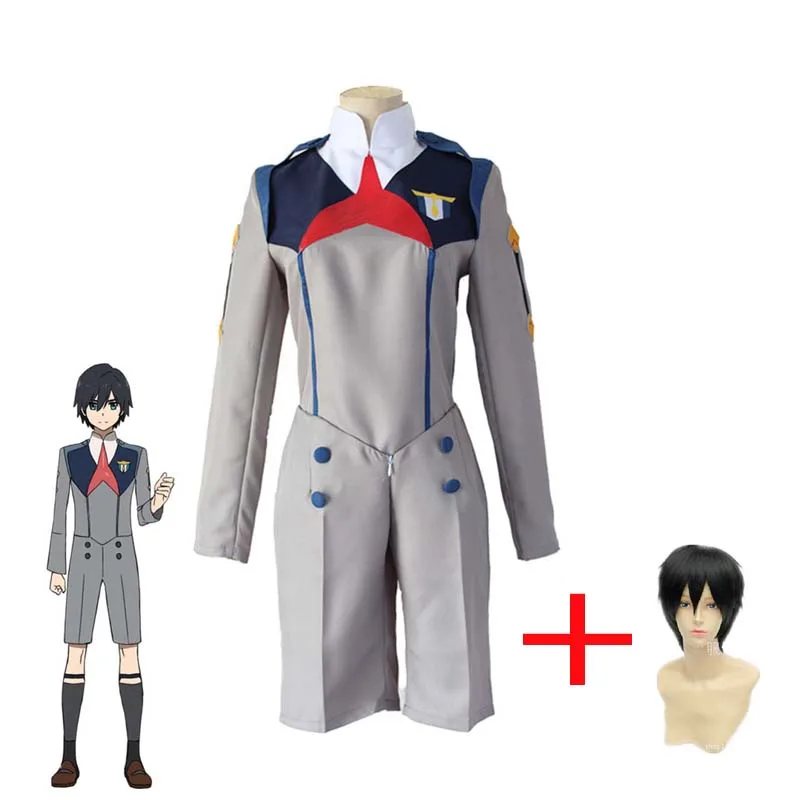 Hiro wigs Costumes,2018 New DARLING in the FRANXX Cosplay Hiro 016 ...