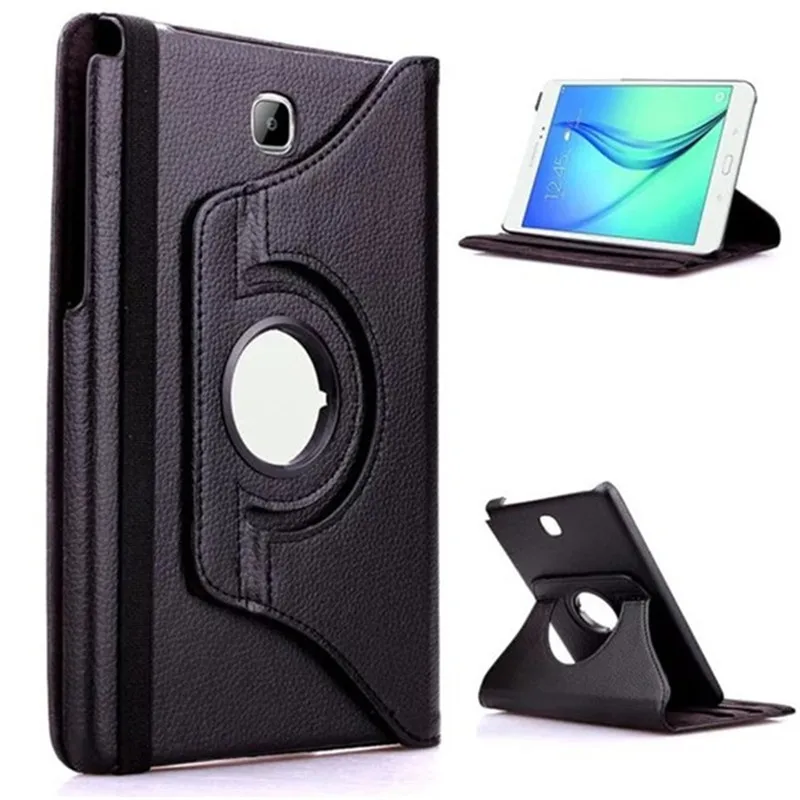 Funda de cuero con soporte para tableta Samsung Galaxy Tab A, cubierta de 9,7 pulgadas, T550 ...