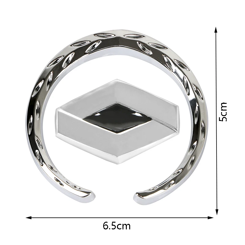 3D Metal Car window Emblem Badge Sticker Decal For Renault 2 Button ...