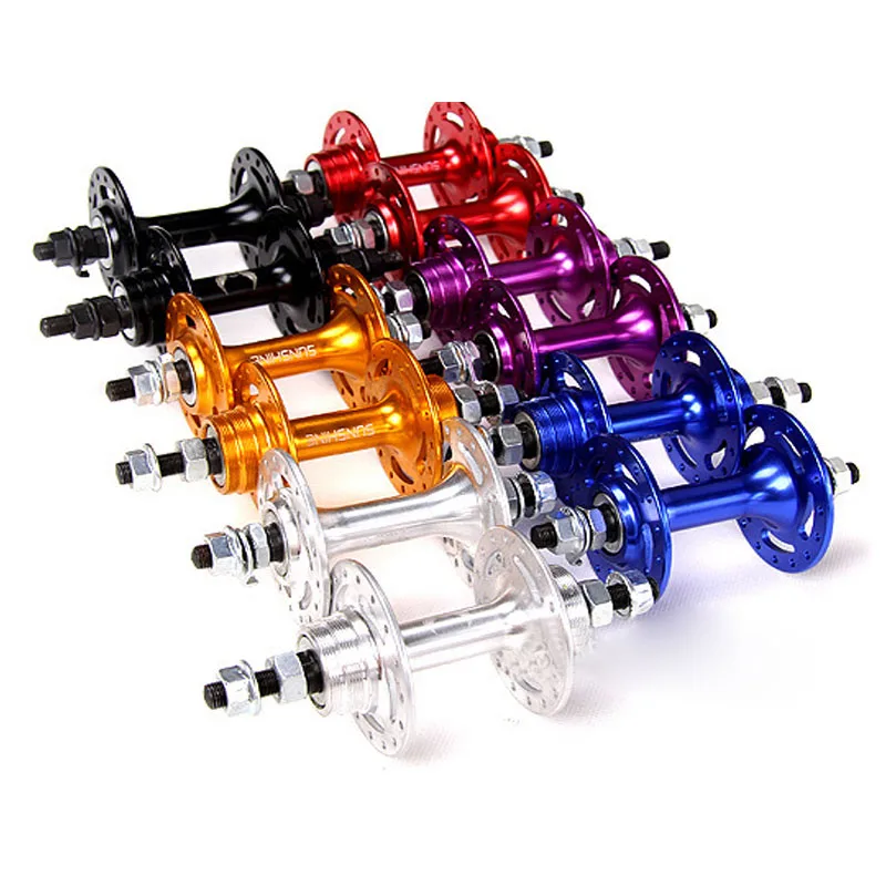 Fixed Gear bike Bearing Hub Road Bike sunshine Hubs 32H Front and Rear ...