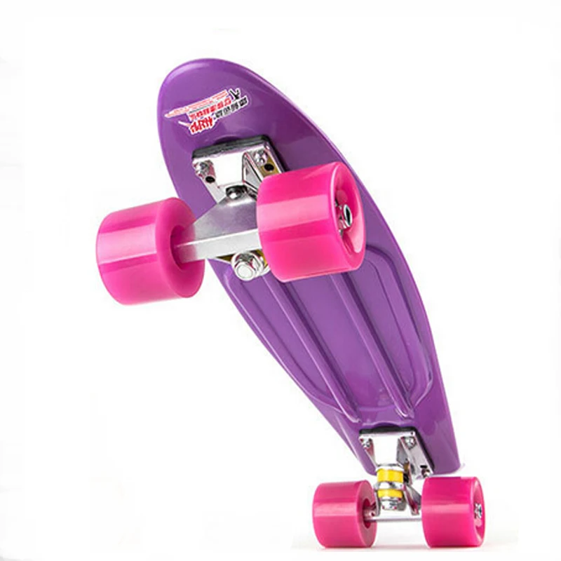 22inch-Retro-Roller-board-drift-skate-Mini-Cruiser-Skateboard-PP-Rocket ...