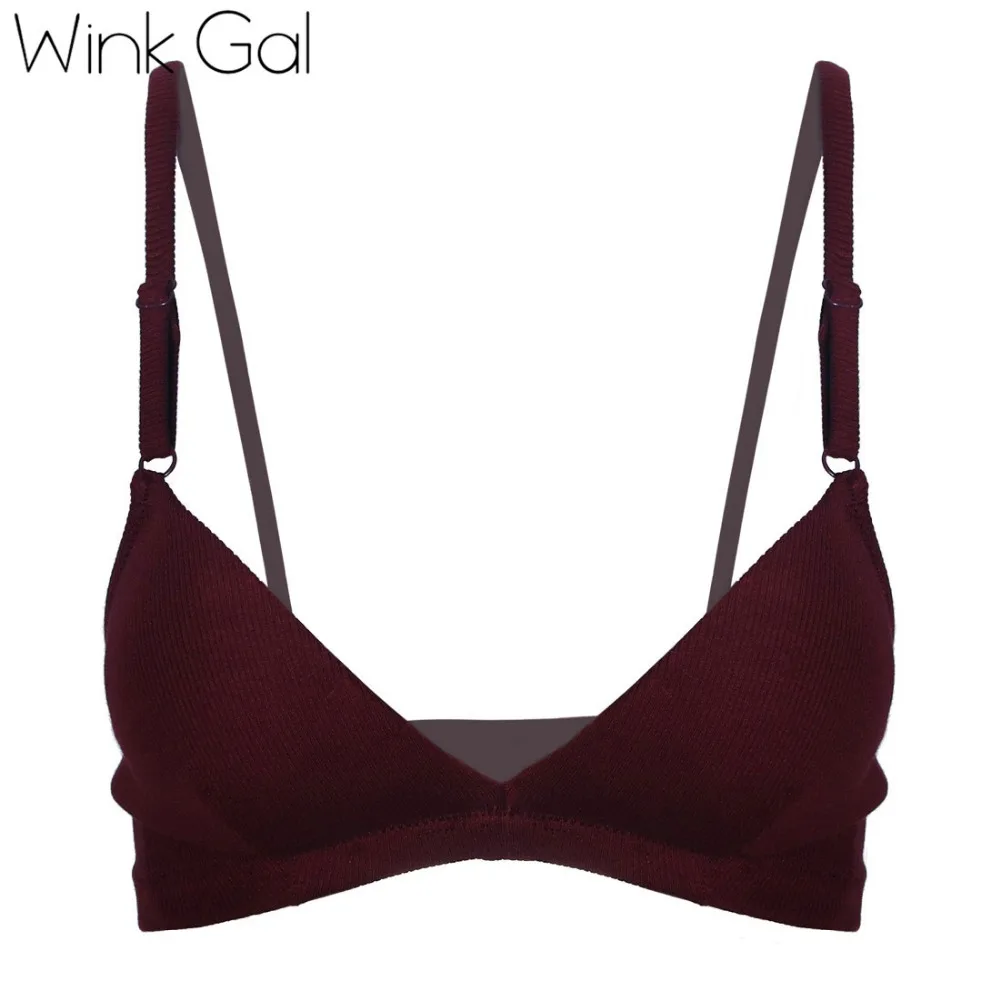 Wink Gal 2018 Ladies Underwear Adjusted straps Wire Free Solid Sexy ...