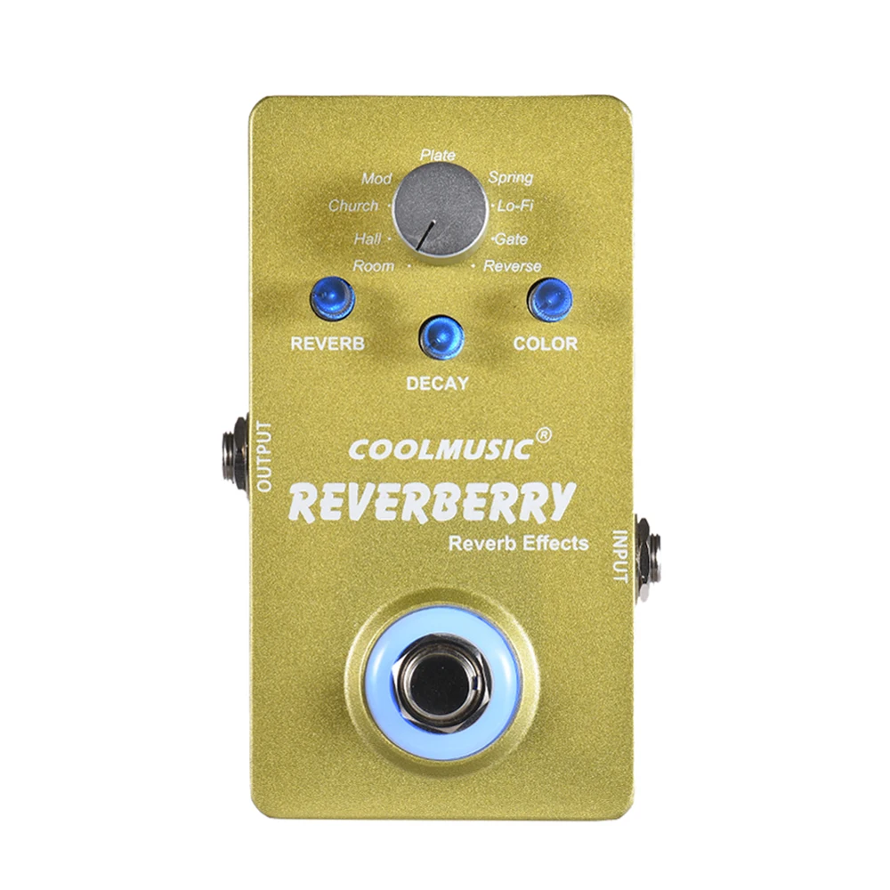Electric Guitar Digital Reverb Effect Pedal With 9 Reverb Effects True ...