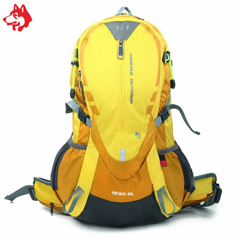 40l Men's Travel Nylon Outdoor Sporting Backpack Bag Yellow/blue/green ...