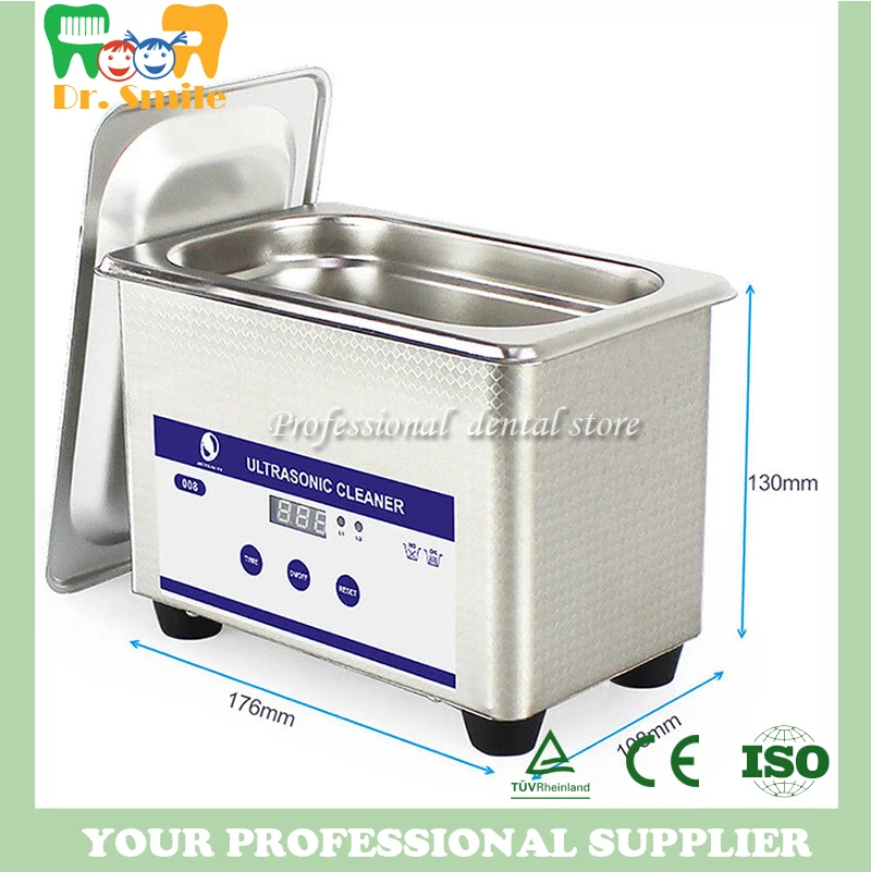 Dental-Laboratory-Equipment-800mL-Digital-Ultrasonic-Bath-Jewelry-Glass ...