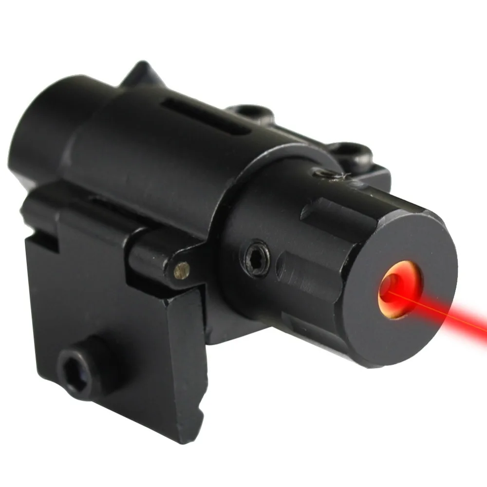 New JG 15/R Tactical Red Laser Dot Sight Fits 20mm Rail Mount for Gun ...