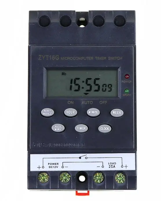 Kg316t Dc English Version Digital Timer Switch Automatic Program Programmable Timer Switch