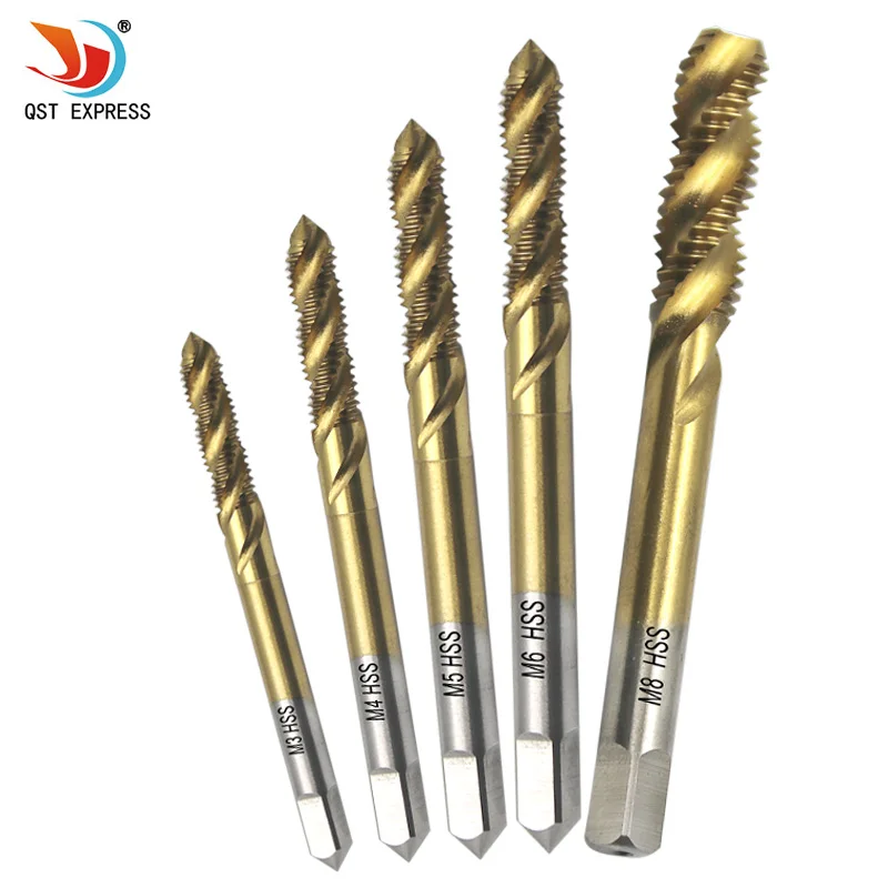Spiral-Pointed-Taps-Tapping-Thread-Forming-Tap-Titanium-Coated-Hss ...