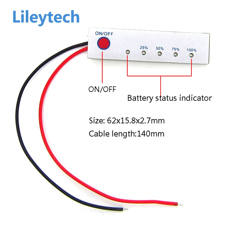 3S 12V BMS Li ion Battery Display PCB Module 18650 Lithium Battery ...
