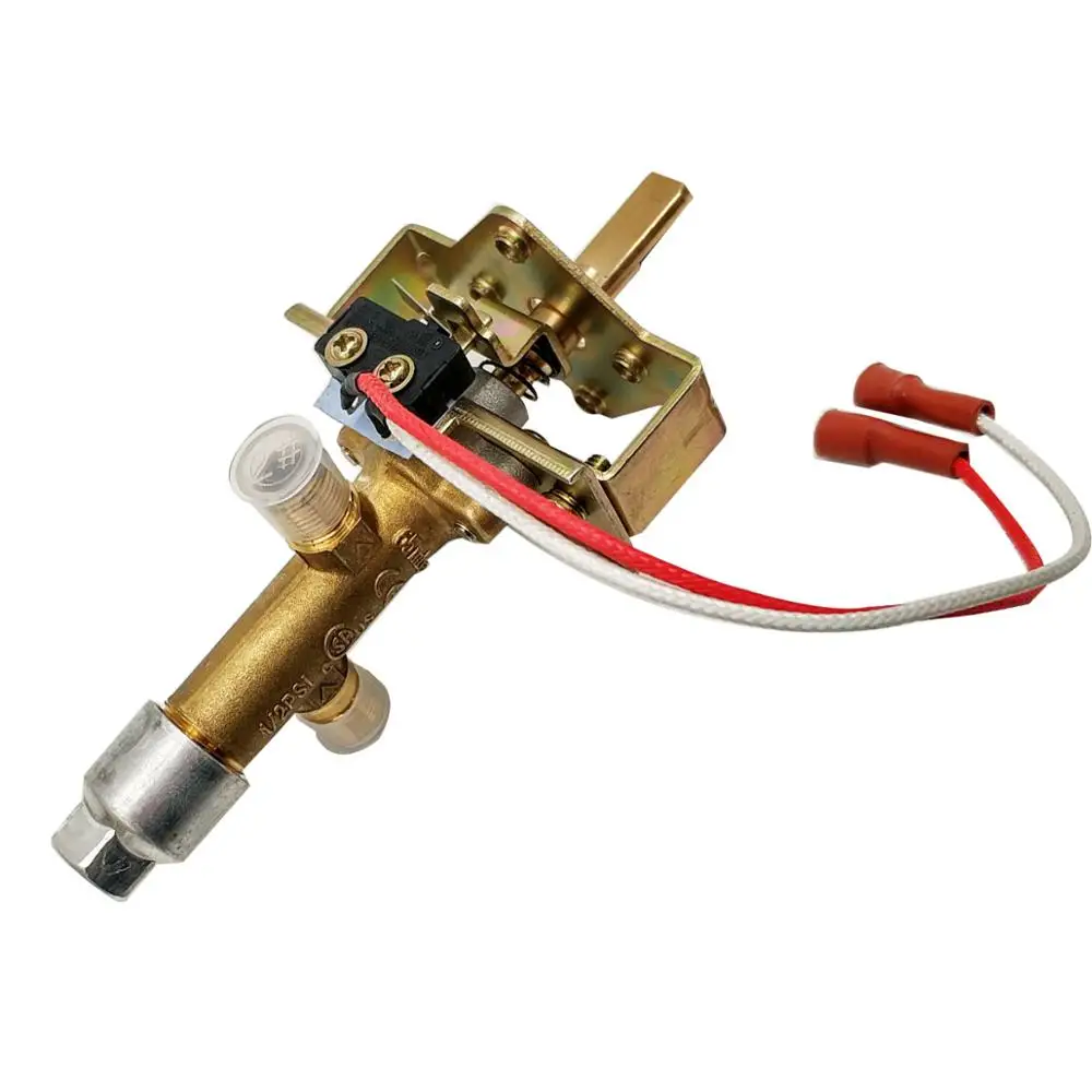 New-1-2PSI-65mBar-Gas-Steak-Oven-Grill-One-Inlet-And-One-Outlet-Brass ...