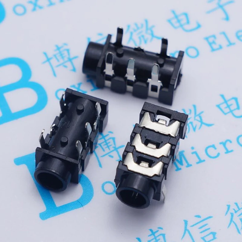 PJ313 3.5 Headphone 5 Pin 3 Pin Plug In Audio Jack|3.5 jack audio|jack ...