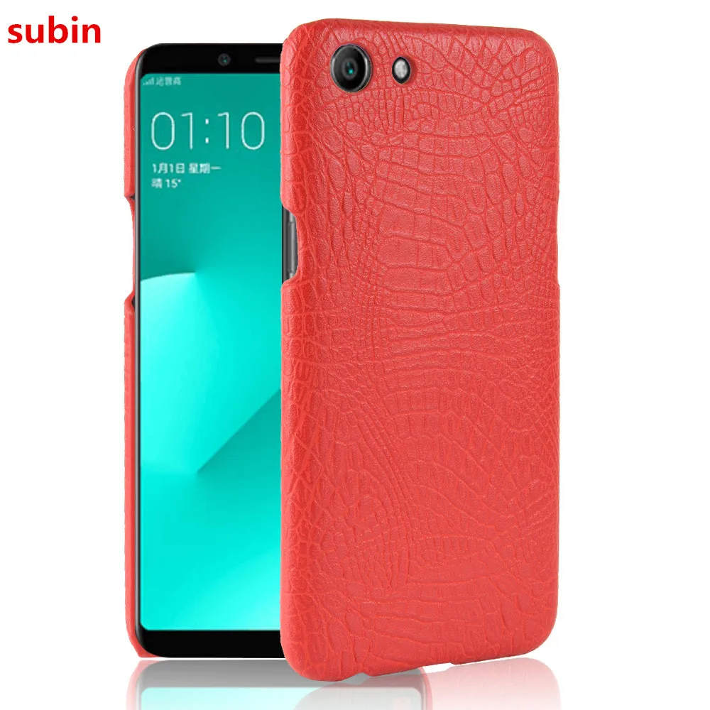 subin-For-Oppo-A83-Case-5-7inch-Retro-Luxury-Crocodile-Skin-Protective ...