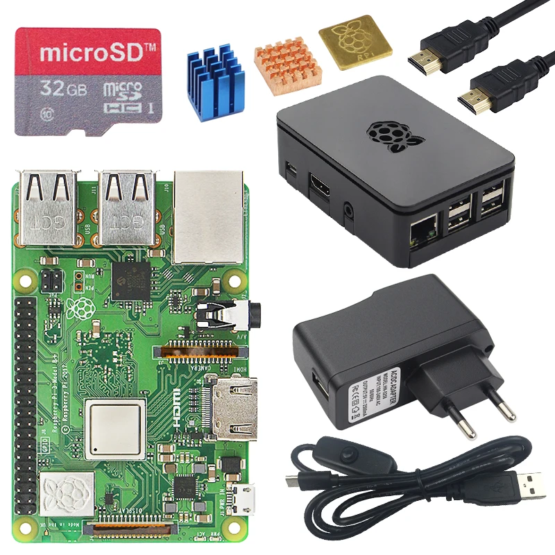 Original UK Raspberry Pi 3 Model B+ with 1.4GHz quad core 64 bit ...