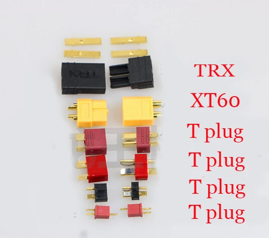 1sets/lot T plug male and female battery connector Mini T plug XT60 ...