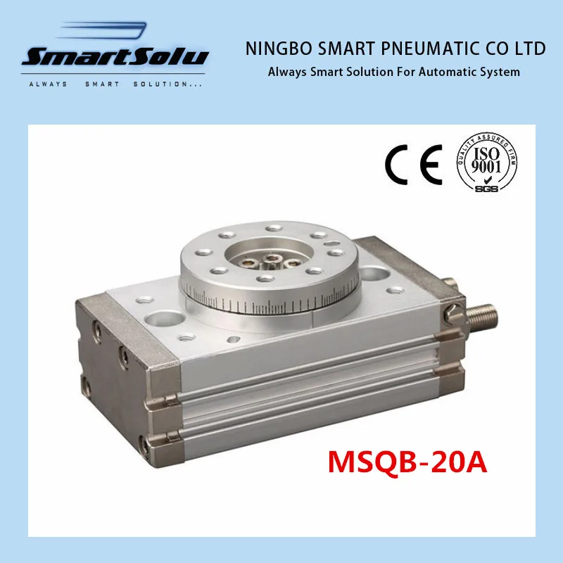 무료 배송 복동 에어 테이블 액추에이터 공압 로터리 실린더 SMC 형 MSQB 20A 각도 조절 나사|actuator ...