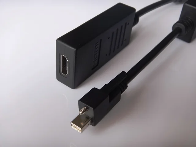 HIGH QUALITY Active Mini DisplayPort Male with Screw Lock to HDMI ...