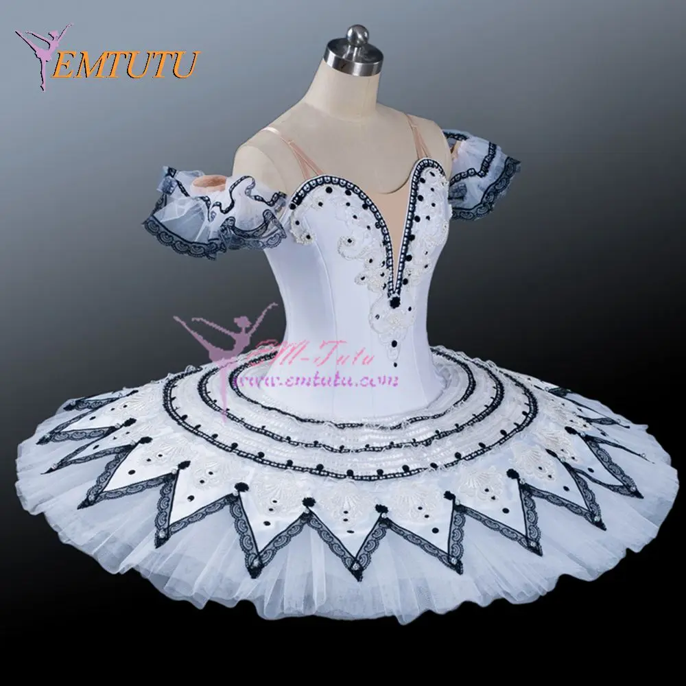 Aliexpress.com : Buy Adult Professional Ballet Tutu White Black Paquita ...