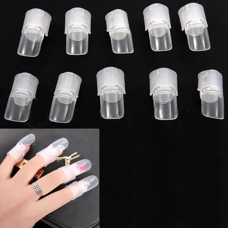 10-Pcs-Nails-Polish-Protection-Clips-Tool-Nail-Art-Manicure-Protector ...