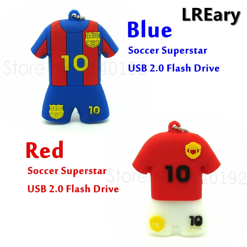 100% Real Capacity football Shirt Clothes shaped Usb Flash Drive 4GB ...