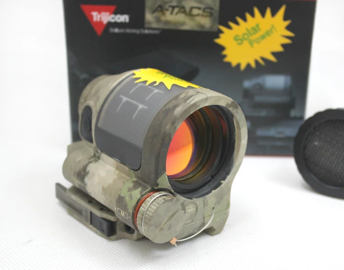 NEW Camouflage Red Dot Sight Trijicon SRS 1x38 Solar Sight For Airsoft ...