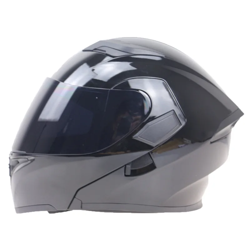 ABS Face Lift Helmet Fouble Lens Motorcycle Helmet Detachable Lining ...