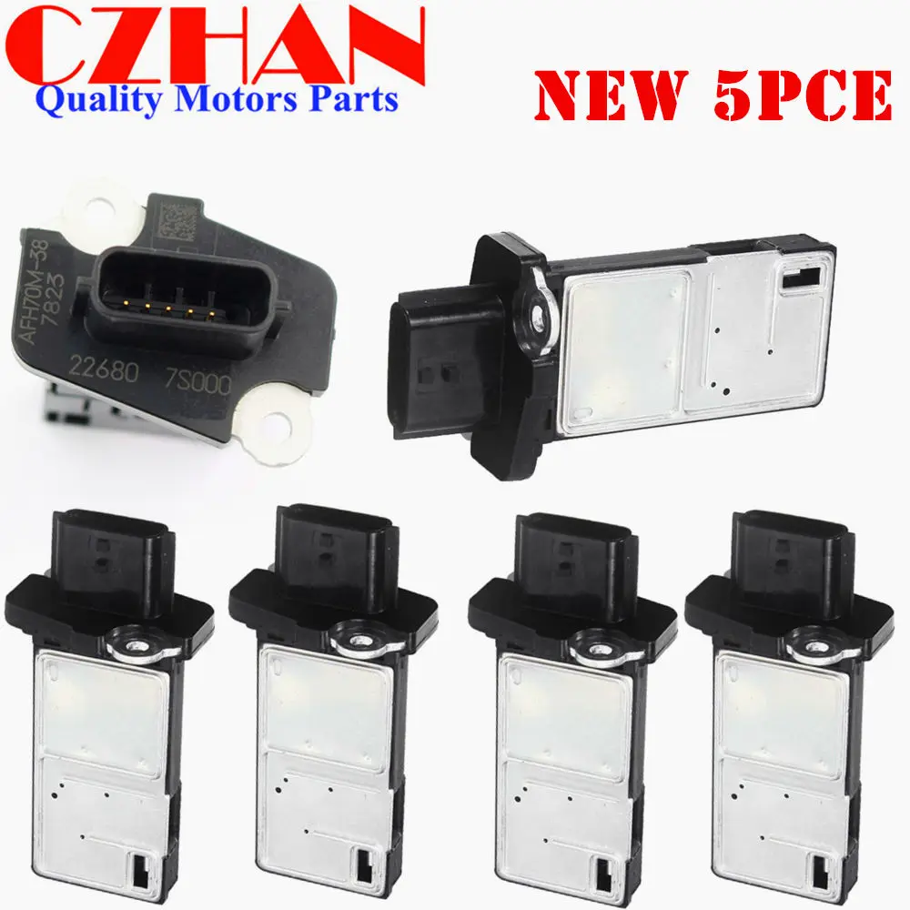 5pc-JAPAN-MAF-air-flow-meter-sensor-22680-7S000-for-Nissan-Note-Navara ...