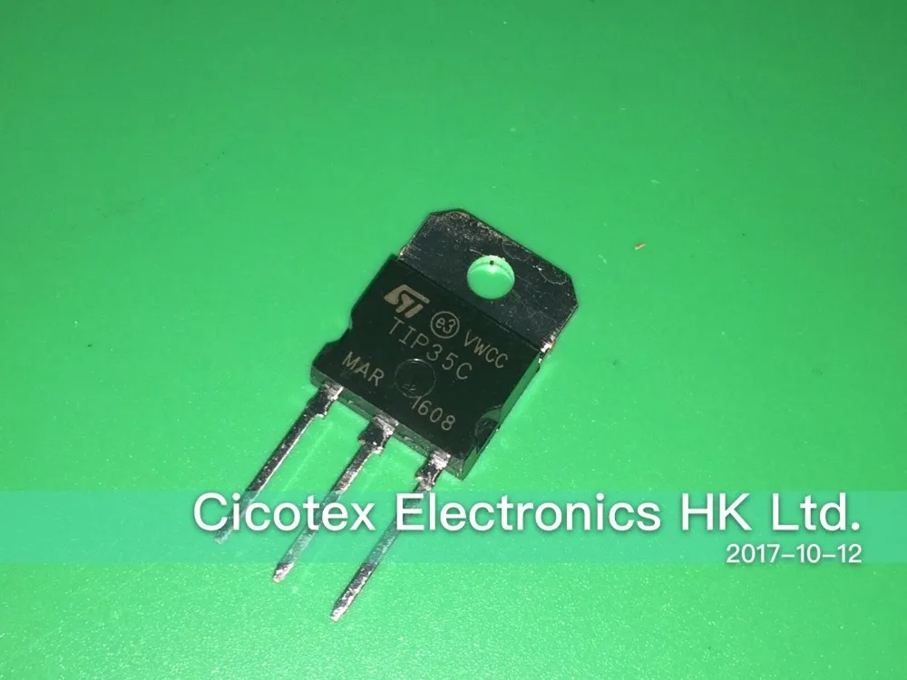 Tip35c transistor npn 100v 25a a 247, 3 unidades tip35 tip3 35c ponta ...