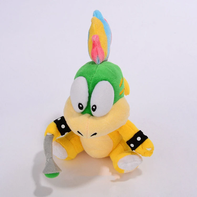 6"14cm Super Mario Bros Lemmy Koopa Plush Doll Toy Koopaling Soft Toy ...