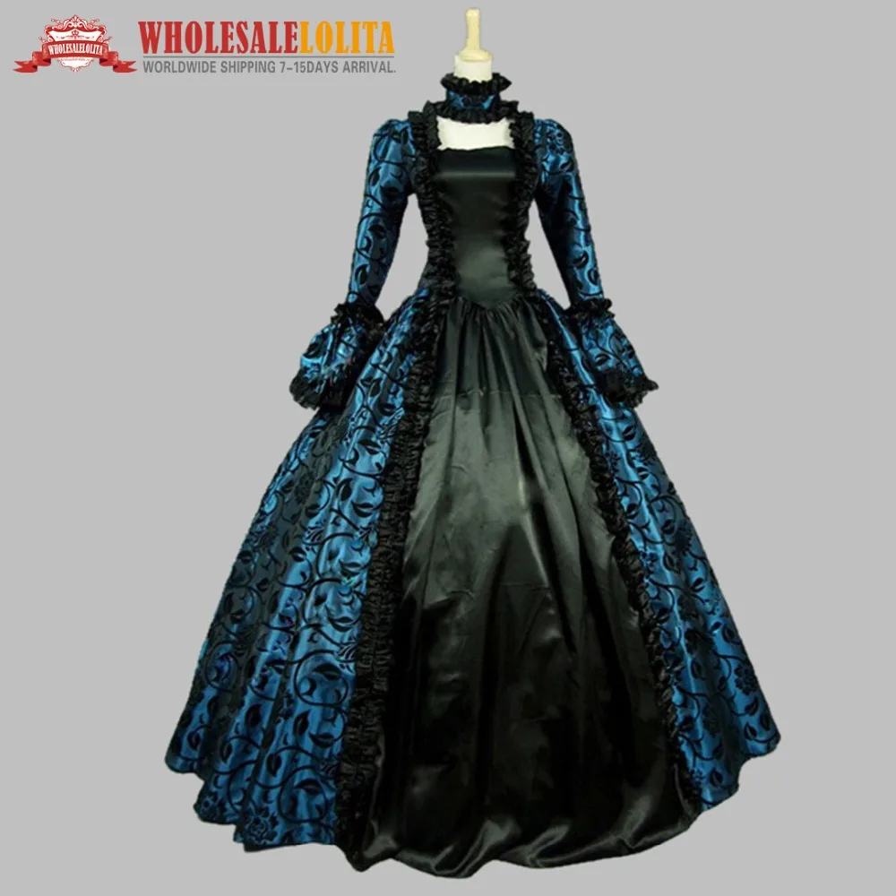 Período Georgiano vitoriano Gótico Vestido De Baile Baile ...