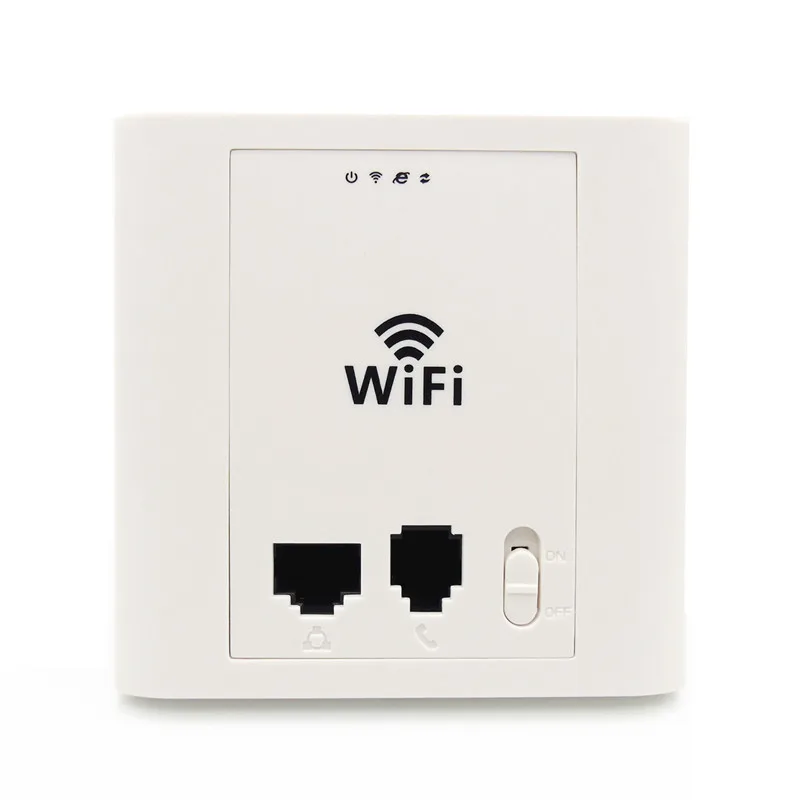 Indoor Wall Socket Wireless Router WiFi Extender in Wall Access Point ...