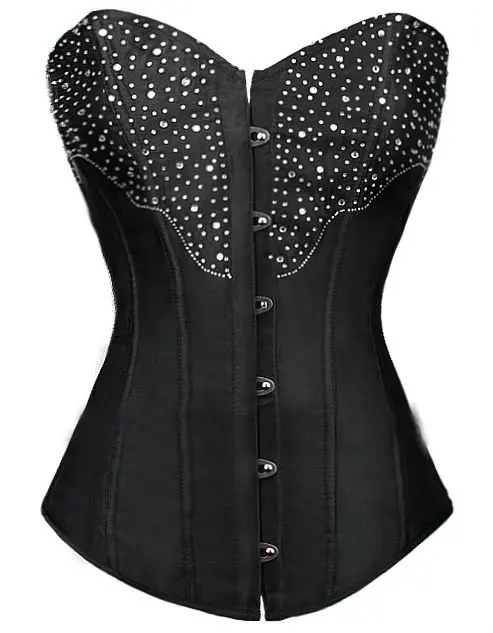 dropship accept 2016 new corset inlay shining jewel and shining diamond ...