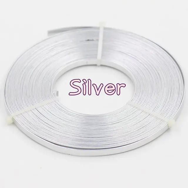 10m/piece 5mmX1mm (5mm width 1mm thickness) Flat aluminum wire Aluminum ...