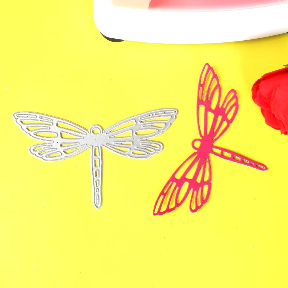 Plantilla pequeña de libélula para manualidades, troqueles de corte de ...