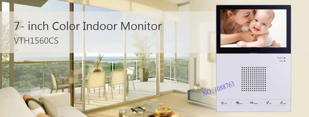 Free Shipping DAHUA Video Intercom 7 inch Color Indoor Monitor IP ...