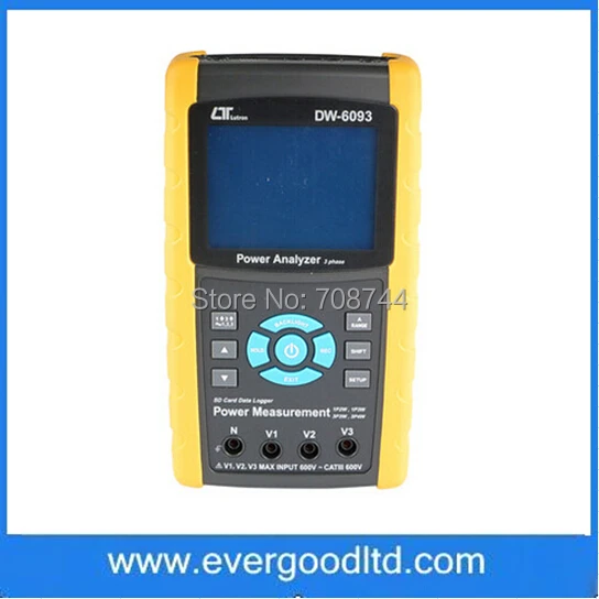 DW6093 trifásico Analizador de Armónicos de Potencia DW 6093|analyze ...