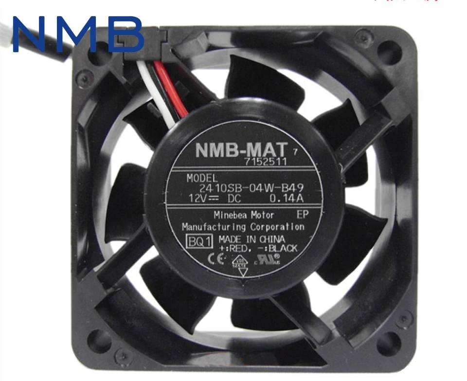1pcs 2410sb-04w-b49 Radiating Cooling Fan 6025 60*60*25mm 60mm For ...