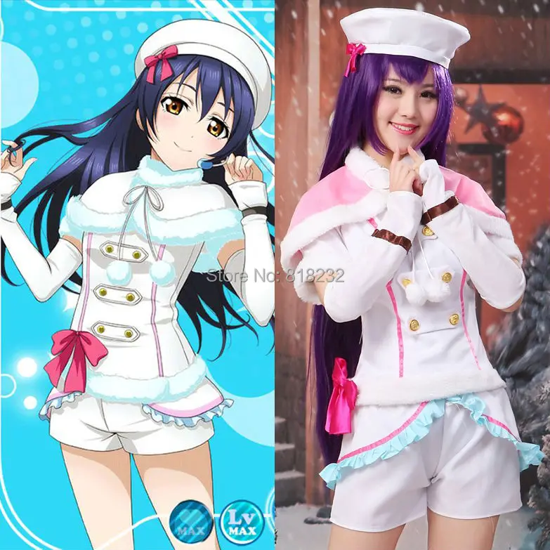 Love Live Snow Halation Sonoda Umi Cappa Tops Pants Uniform Outfit ...