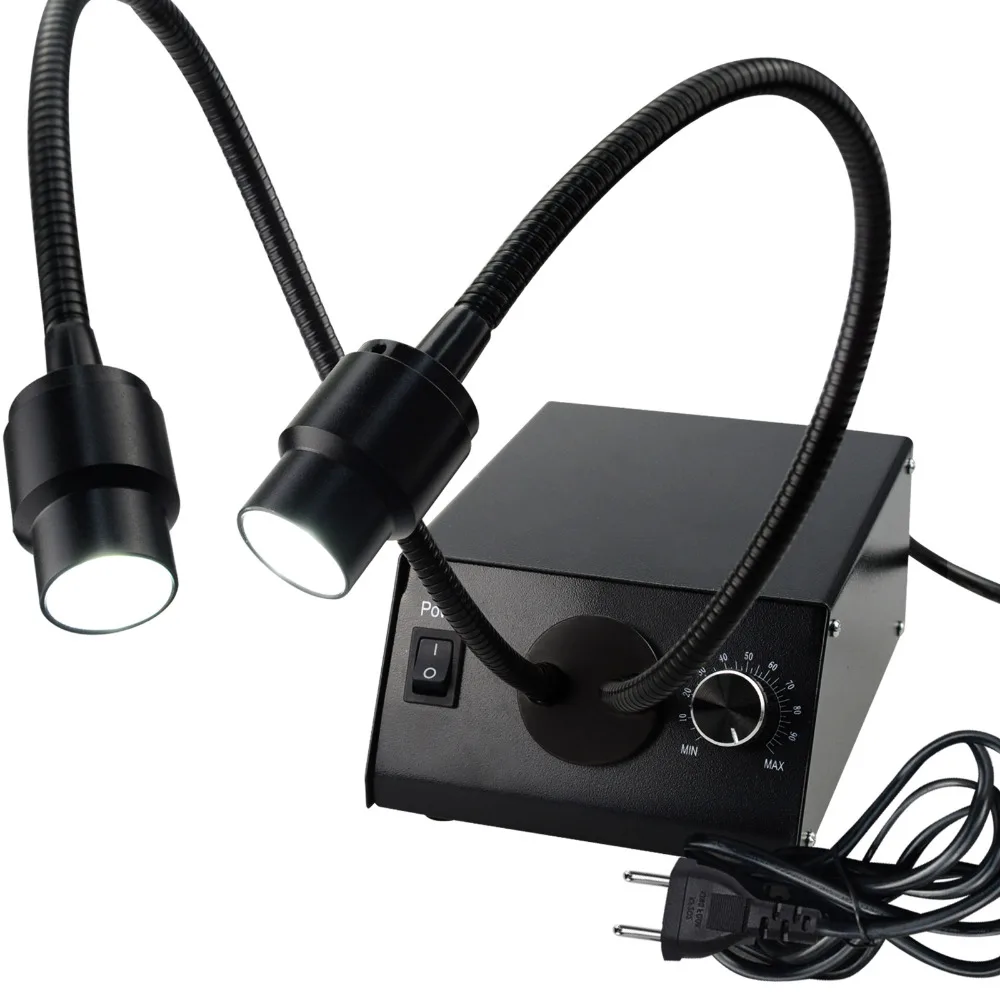 Microscopio de iluminación sin sombra estable, iluminación con ...