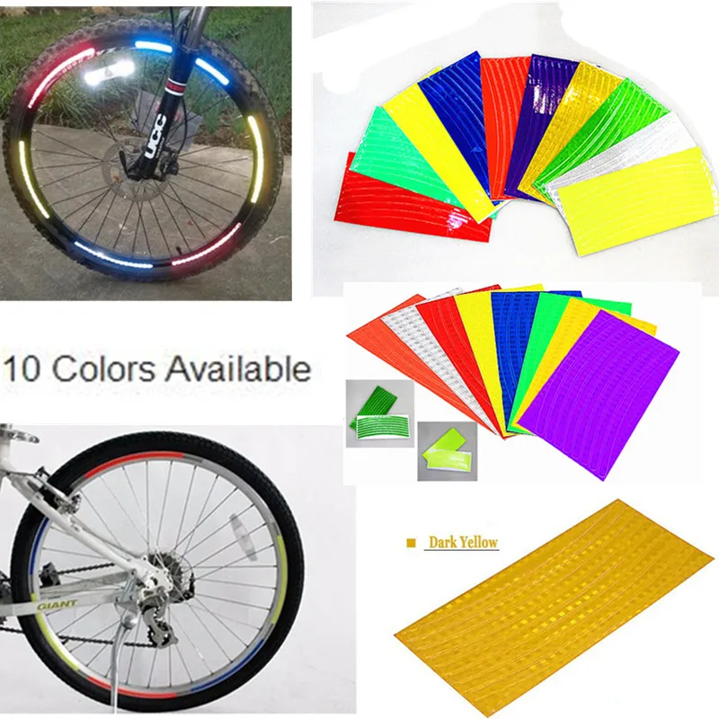 Hot Sale New Reflective Stickers Motorcycle Bicycle Reflector Bike ...