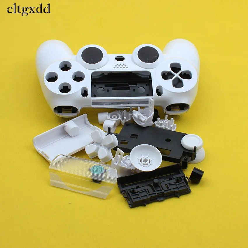 Cltgxdd carcasa blanca para mando de consola PS4, Kit de botones, funda ...