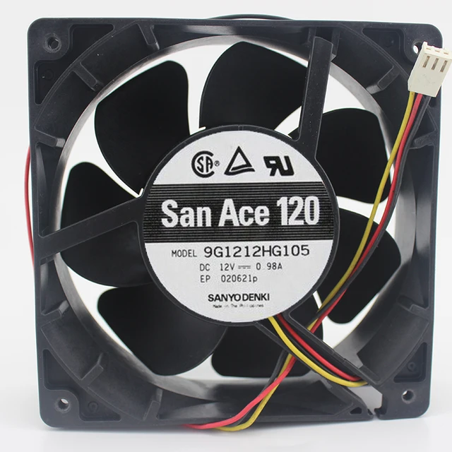 Genuine original 12038 12V 0.98A 9G1212HG105 chassis cooling fan ...