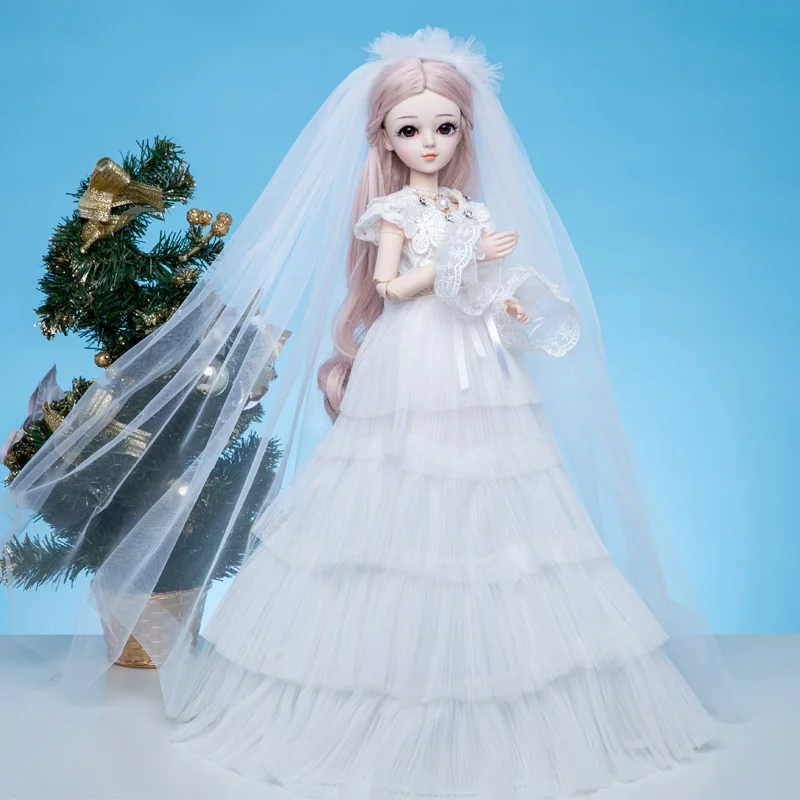 Принцесса Анна 1/3 60 см BJD SD кукла с платьем парики Shose Hat макияж ...